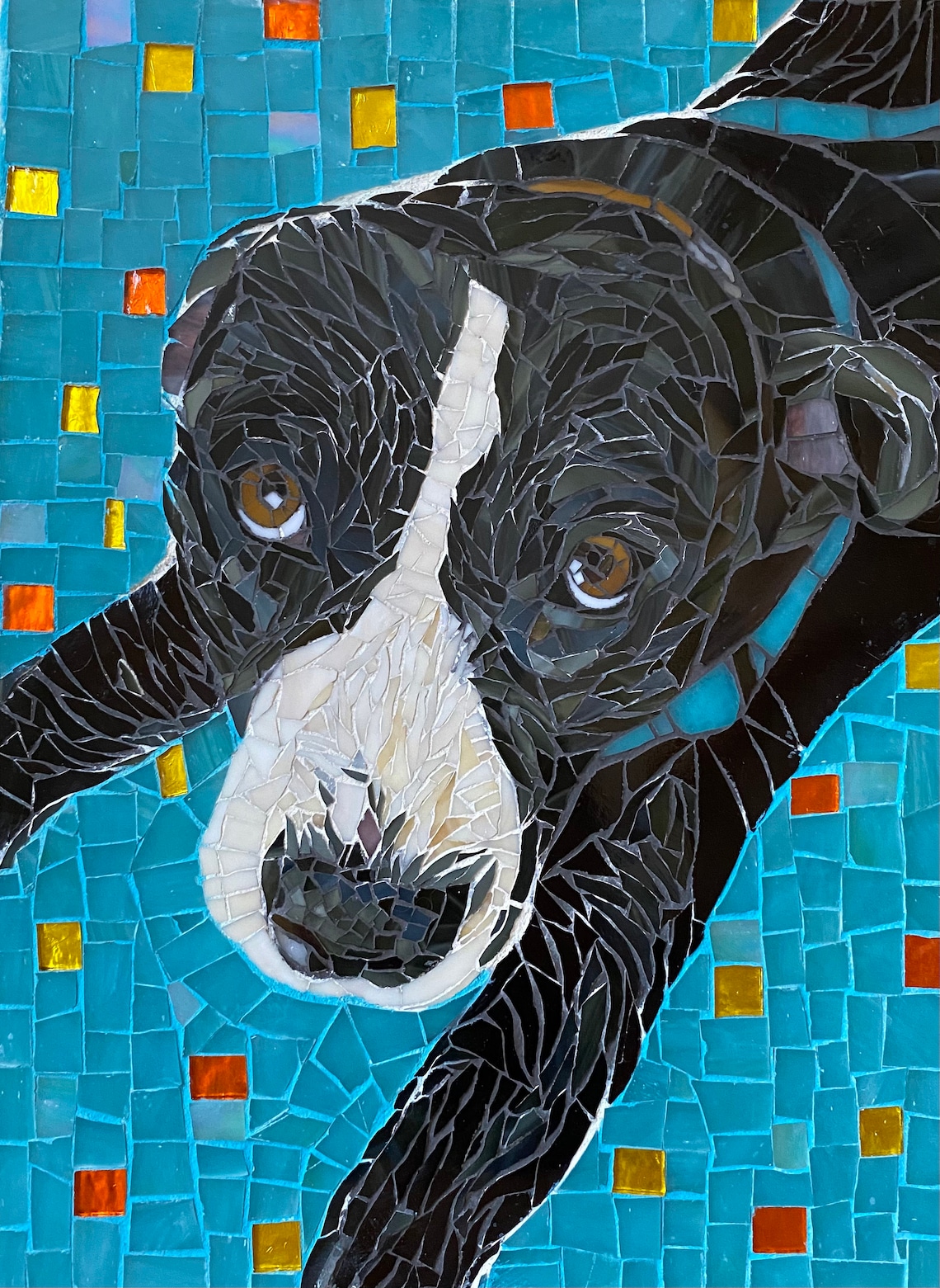 Custom Pet Portrait/mosaic Dog Portrait/mosaic Cat | Etsy