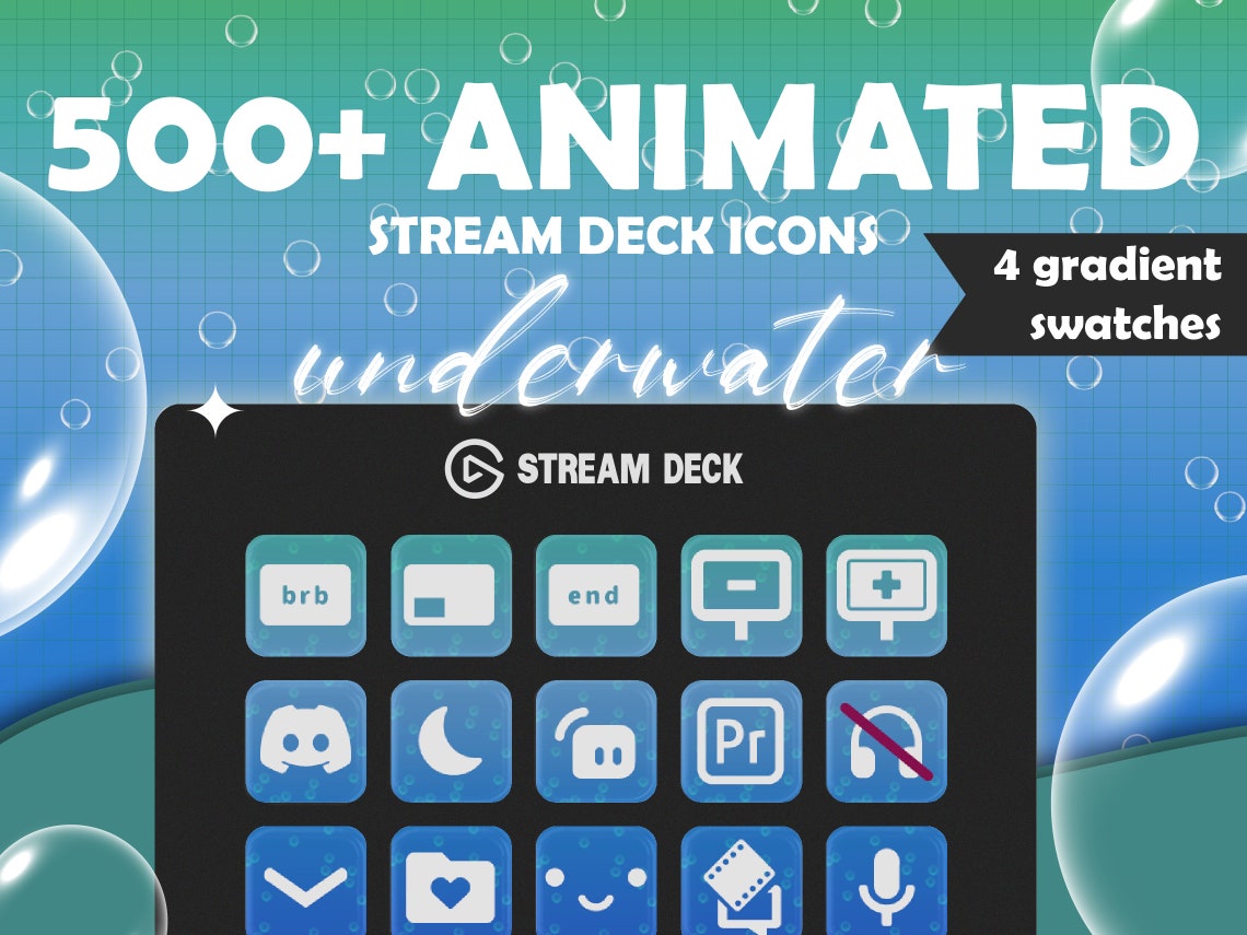 ANIMATED UNDERWATER Stream Deck Icons Streamer Twitch - Etsy UK