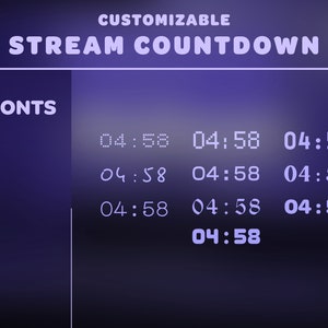 Stream Countdown Timer | Customizable | 3 Min, 5 Min, 10 Min | Starting ...