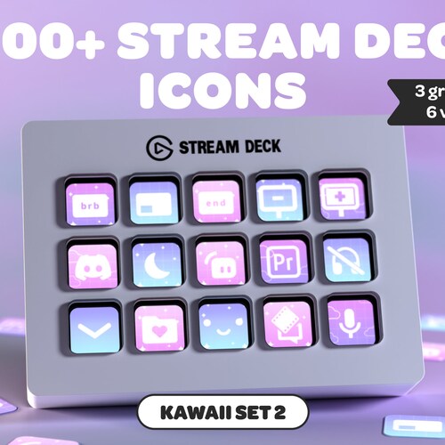 Cute STARS AND CLOUDS Stream Deck Icons Streamer Twitch - Etsy UK