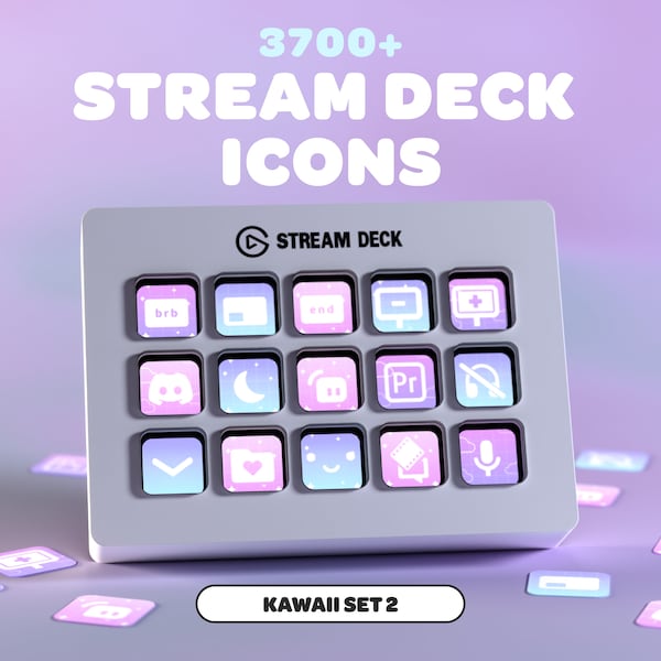 Blue Stream Deck Icons - Etsy