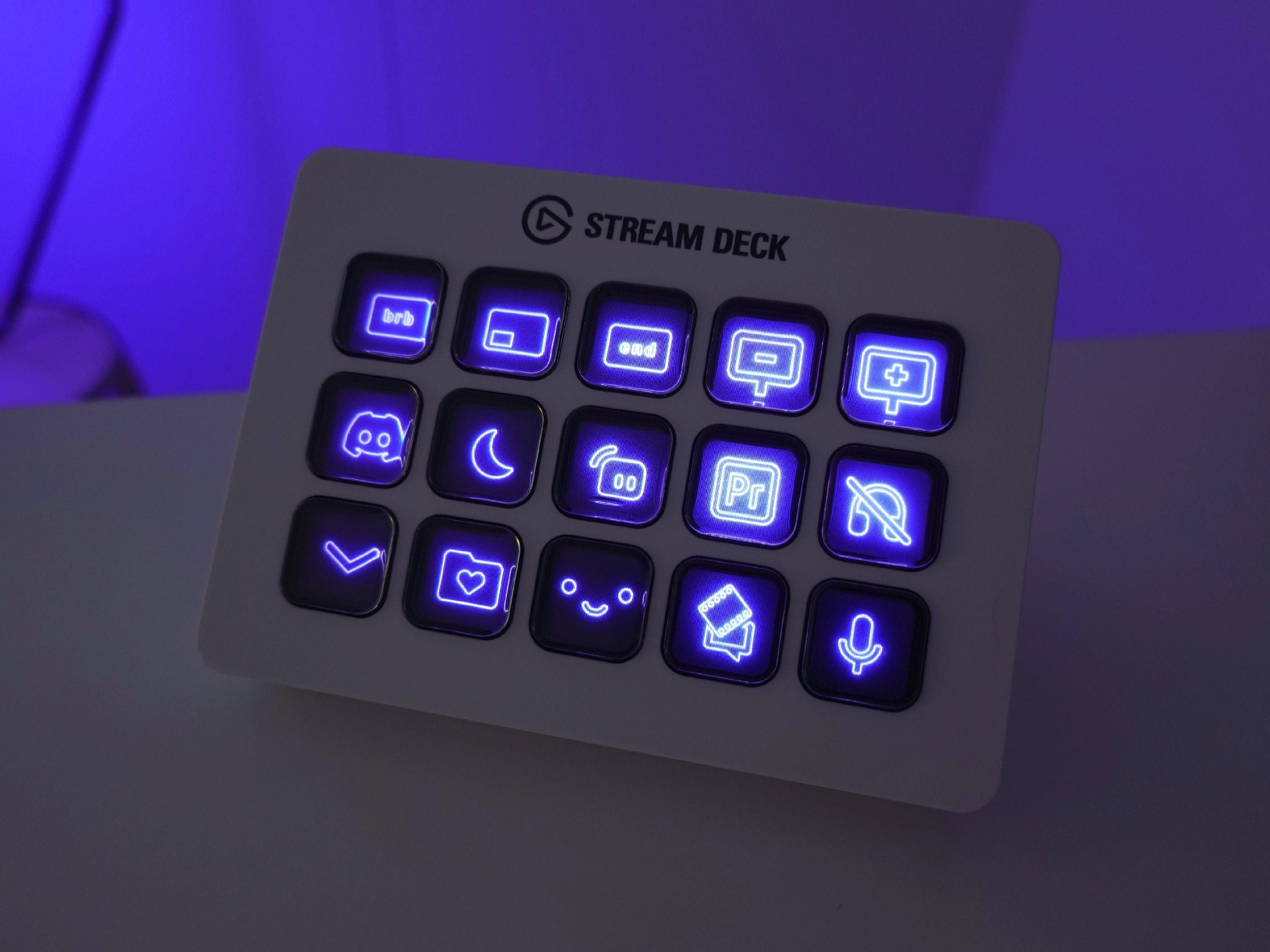 ANIMATED BLUE NEON stream deck icons Streamer Twitch - Etsy Schweiz