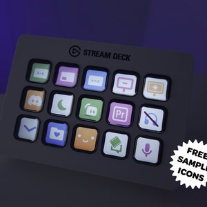 STREAM DECK ICONS Pastel 1 Streamer Twitch Discord Youtube Streaming ...