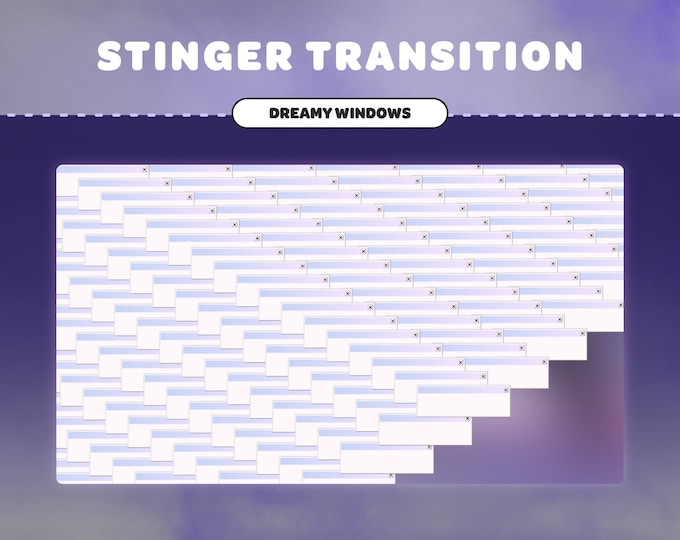 Twitch Stinger Transition Purple Retro Lofi Windows Aesthetic, Computer ...