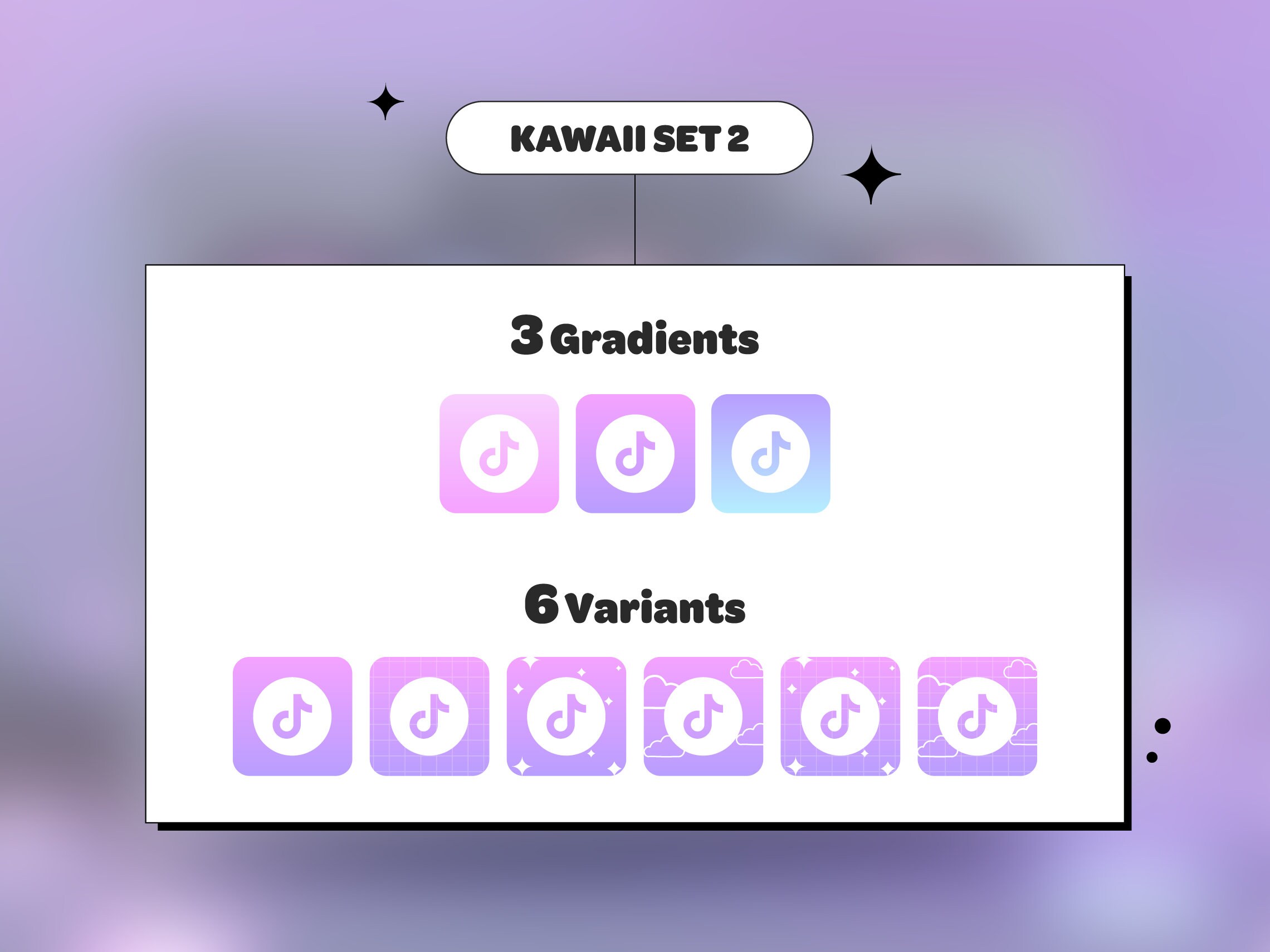 Cute STARS AND CLOUDS Stream Deck Icons Streamer Twitch - Etsy Canada