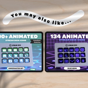 ANIMATED GREEN NEON Stream Deck Icons | Streamer | Twitch | Discord ...