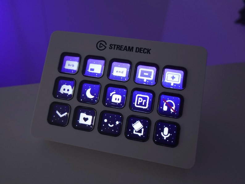 ANIMATED GALAXY Stream Deck Icons Streamer Twitch - Etsy
