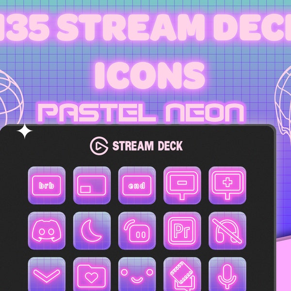 Pastel Stream Deck Icons - Etsy