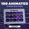 ANIMATED GALAXY V2 Stream Deck Icons Streamer Twitch Discord Youtube ...