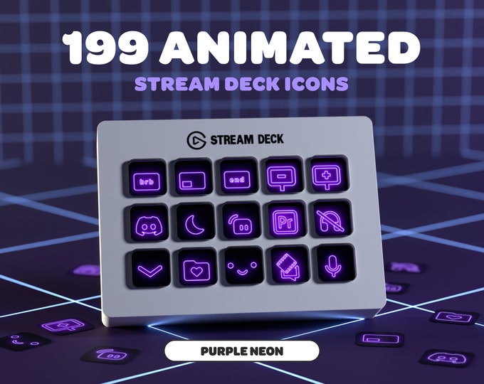 STREAM DECK Iridescent Sky Icons | Streamer | Twitch | Discord ...