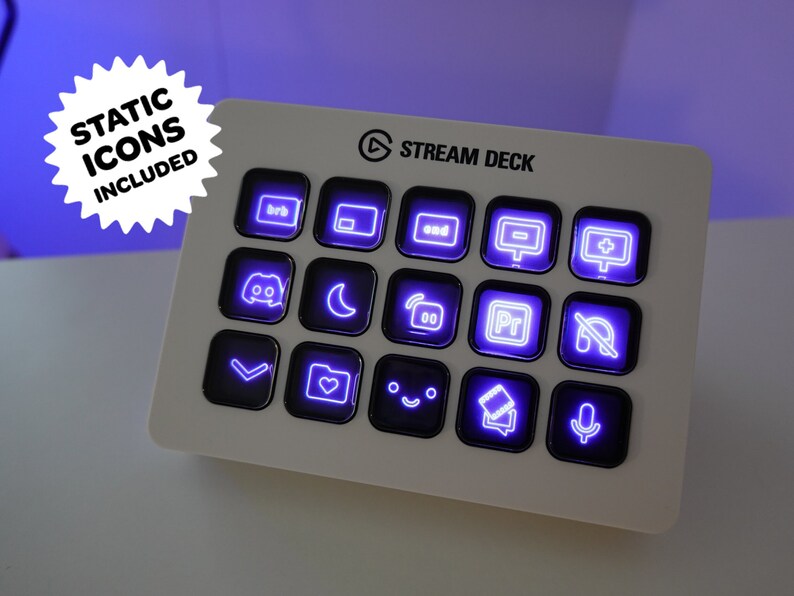 ANIMATED PURPLE NEON Stream Deck Icons Streamer Twitch - Etsy Australia
