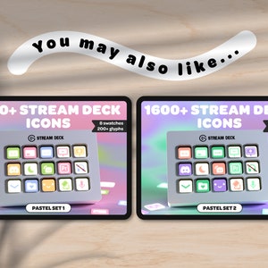 STREAM DECK ICONS Pastel 3 | Streamer | Twitch | Discord | Youtube ...