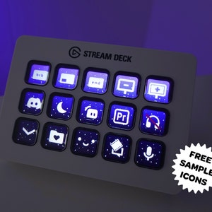 ANIMATED GALAXY Stream Deck Icons | Streamer | Twitch | Discord ...