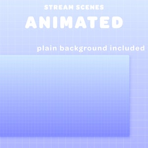 Cute Blue Bubblegum ANIMATED STREAM SCENE Pack | Pastel Blue | Streamer ...