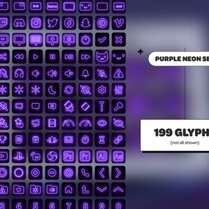 ANIMATED PURPLE NEON Stream Deck Icons | Streamer | Twitch | Discord ...