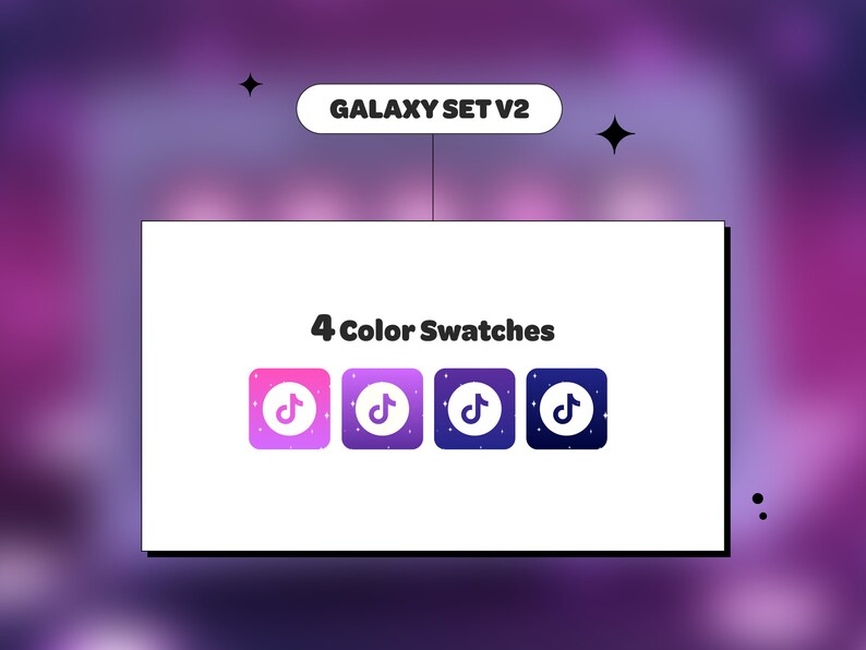 ANIMATED GALAXY V2 Stream Deck Icons Streamer Twitch - Etsy