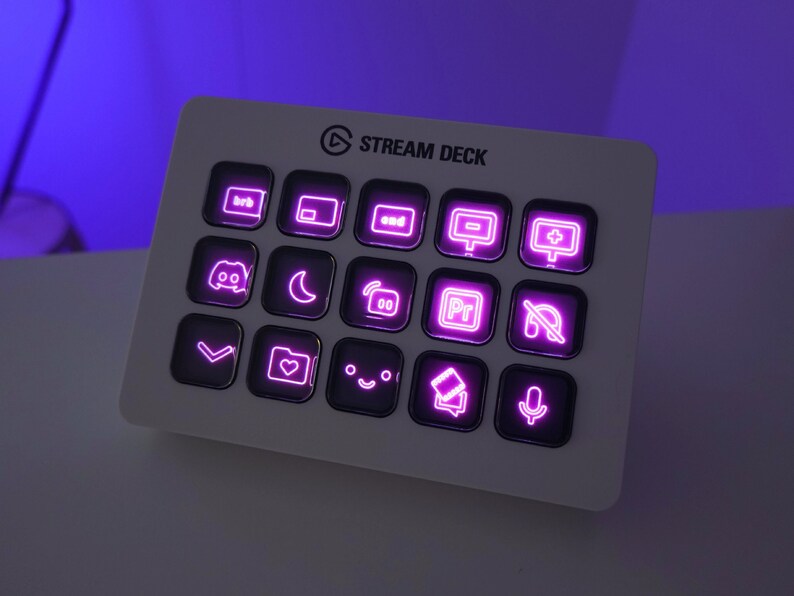 ANIMATED PINK NEON Stream Deck Icons Streamer Twitch - Etsy UK