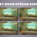 ANIMATED STREAM SCENES Cozy Room Turquoise / Teal Streamer - Etsy