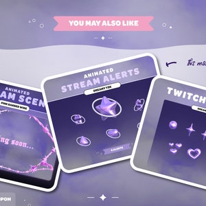 ANIMATED STREAM SCENE Pack | Dreamy Y2K | Purple | 2000s Style ...