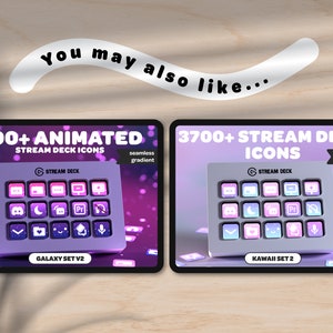 STREAM DECK ICONS Vaporwave | Pink and Purple | Streamer | Twitch ...