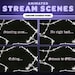 ANIMATED STREAM SCENE Pack Chrome Barbed Wire Y2K Chrome 2000s Style ...