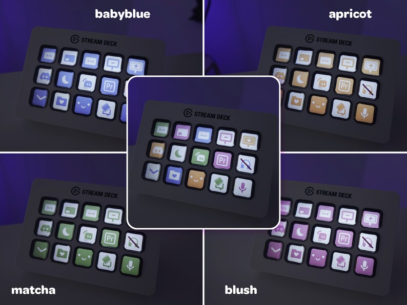 STREAM DECK ICONS Pastel Bundle Streamer Twitch Discord - Etsy UK