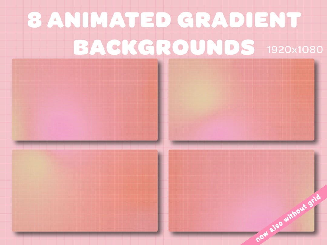 ANIMATED GRADIENT BACKGROUNDS Pastel Peach Streamer Twitch Discord ...