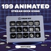 STREAM DECK ICONS Black and White Streamer Twitch Discord Youtube ...