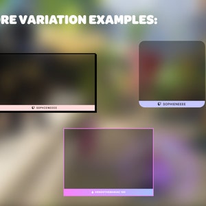 Customizable Rotator Webcam Widget | for Twitch, Youtube and Facebook Streamers | Event Rotator ...