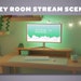 ANIMATED STREAM SCENES Cozy Room Turquoise / Teal Streamer - Etsy