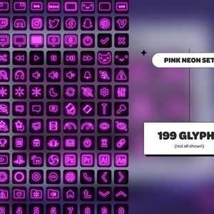 Animated STREAM DECK ICONS Neon Bundle | Streamer | Twitch | Discord ...