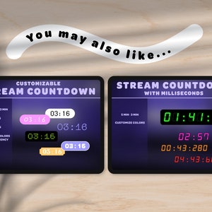 Stream Countdown Simple Neon | Customizable | 3 Min, 5 Min, 10 Min ...