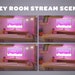 ANIMATED STREAM SCENES Cozy Room Pastel Pink Streamer - Etsy