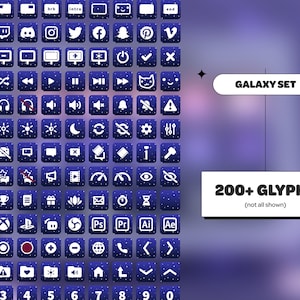 ANIMATED GALAXY Stream Deck Icons | Streamer | Twitch | Discord ...