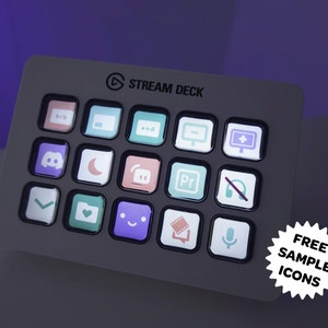 STREAM DECK ICONS Pastel 2 | Streamer | Twitch | Discord | Youtube ...