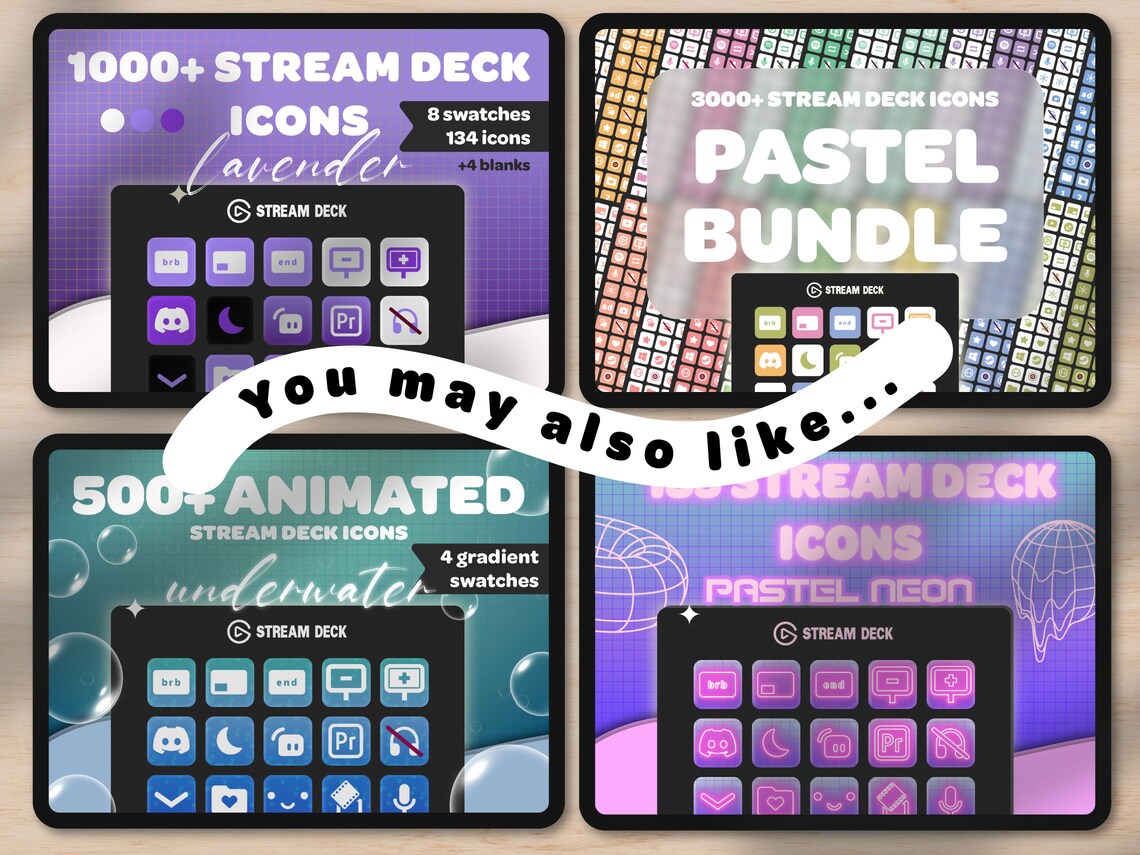 Cute STARS AND CLOUDS stream deck icons Streamer Twitch - Etsy Schweiz