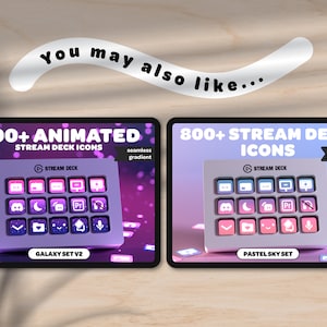Animated STREAM DECK ICONS Neon Cyberpunk Bundle | Streamer | Twitch ...