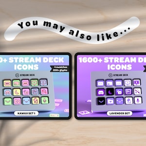 STREAM DECK ICONS Cozy Blue | Streamer | Twitch | Discord | Youtube ...