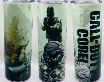Call of Duty Tumbler - Etsy