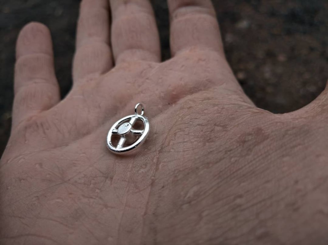 Tiny Solar Wheel, Small Rough Sun Cross - Etsy