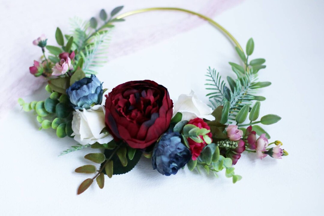 Fall Wedding Bouquet Hoop Bouquet Boho Wedding Bouquet Bridesmaid ...