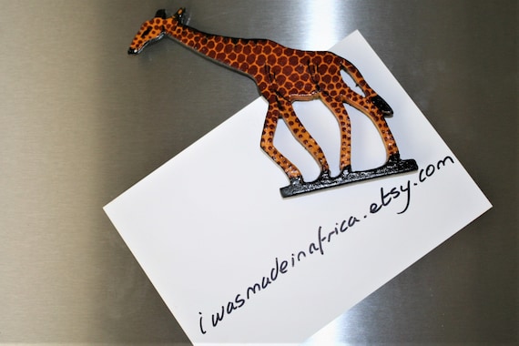 Kitchen & Dining Home & Living Chunky Giraffe Wooden Fridge Magnet etna ...