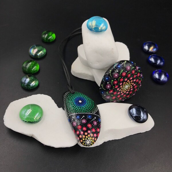 Dot Painted Stone - Etsy