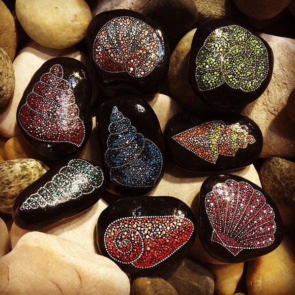 Fish Painted Rocks - Etsy
