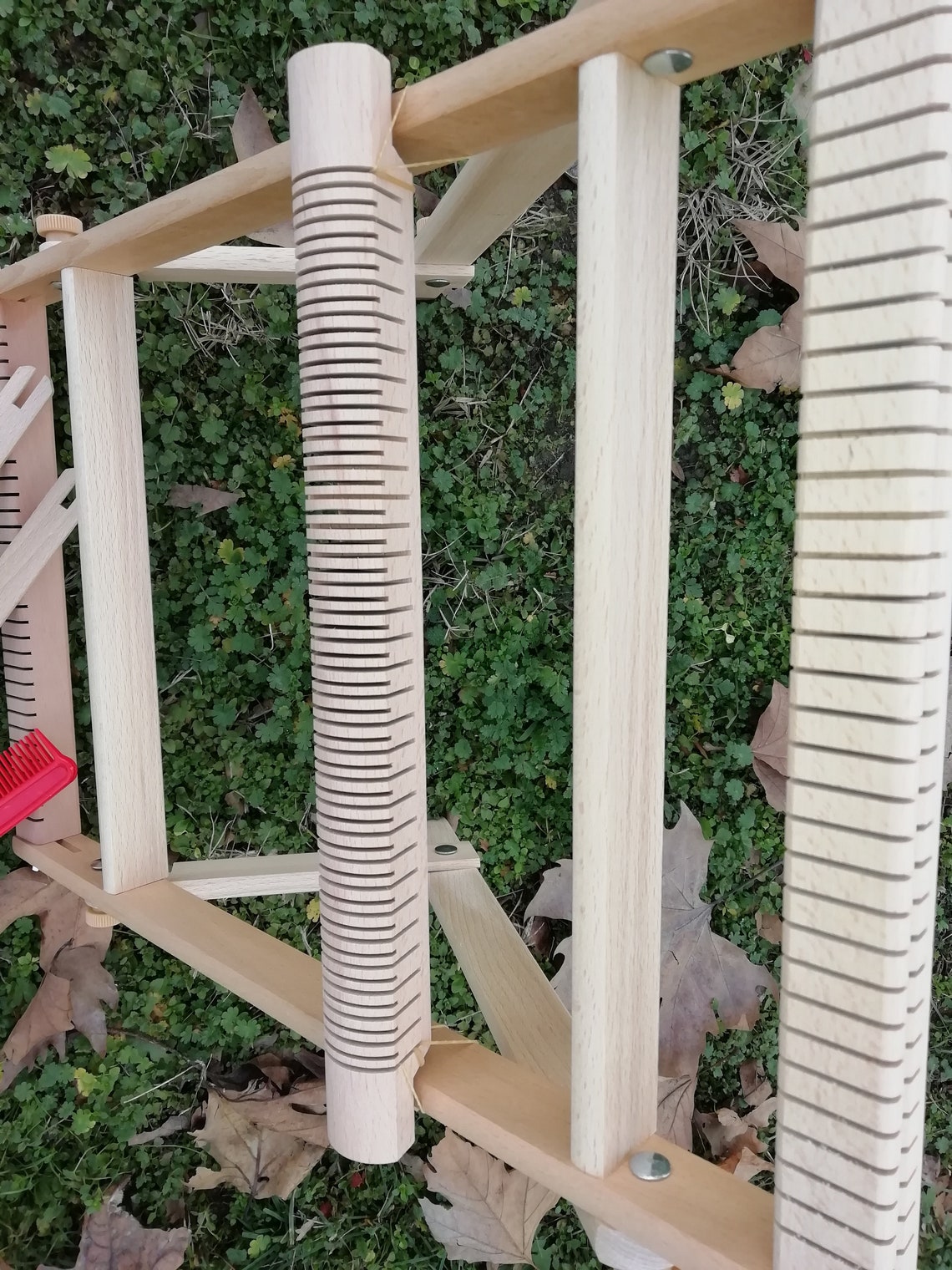 Weaving Loom With Heddle Bar Beech Wooden Lap Frame With - Etsy