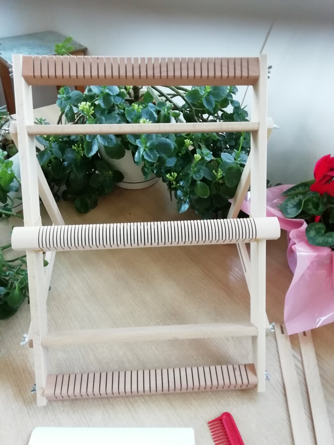 Weaving Table Loom, Beginner F Loom Kit, Tapestry Weave Kit, Weaving ...