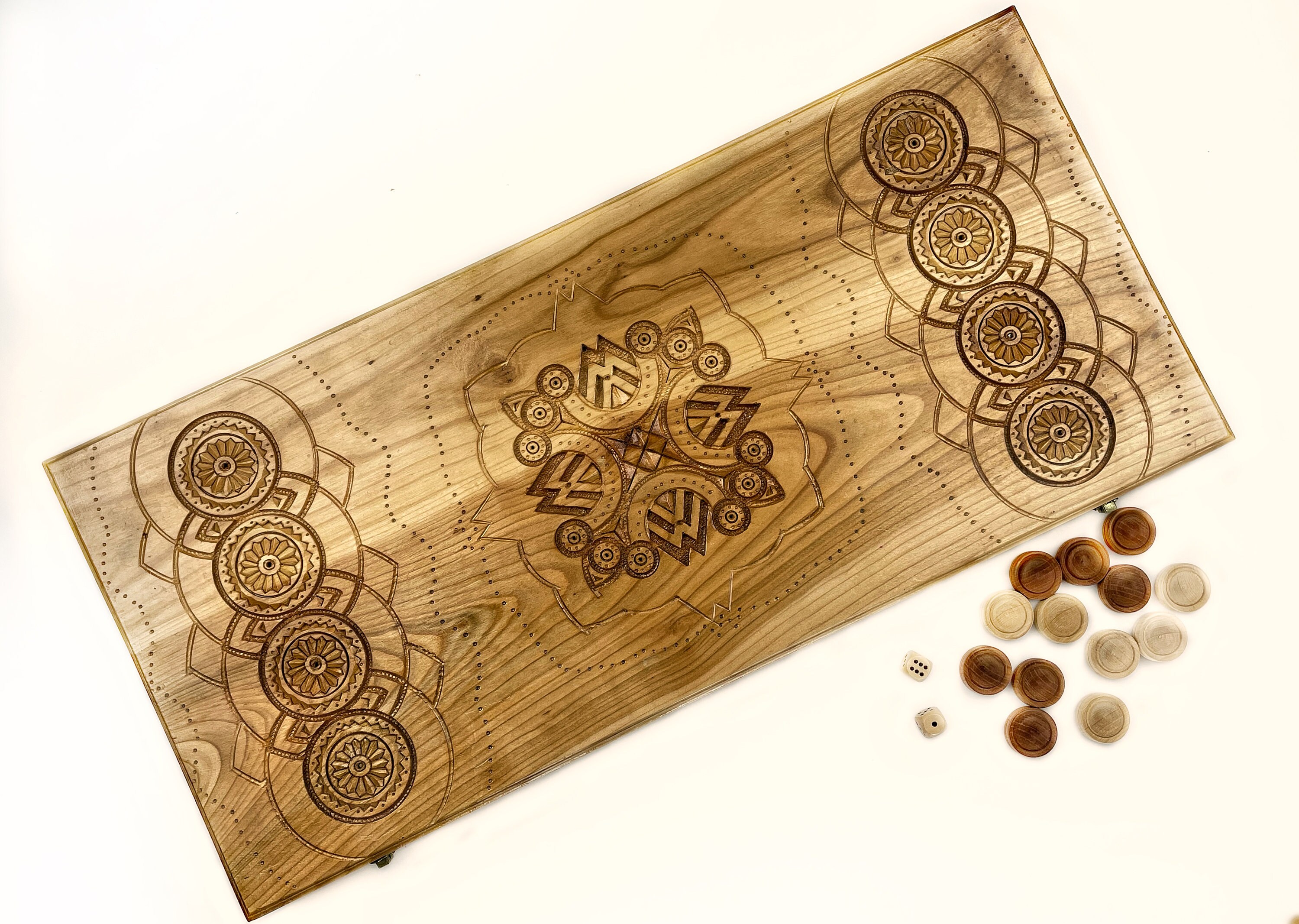 Large Wooden Backgammon Set Backgammon Board Backgammon - Etsy UK