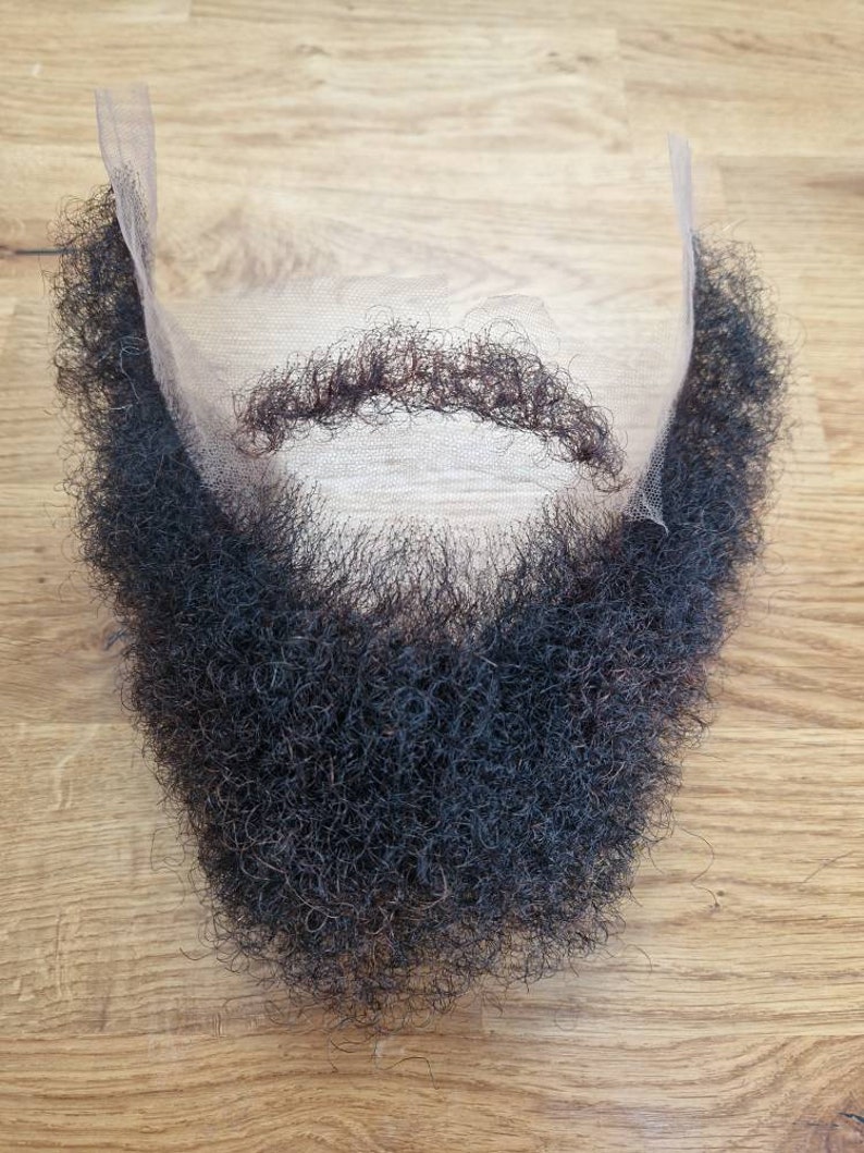 High Quality Afro Curl Beard and Moustache Set for Media and ...