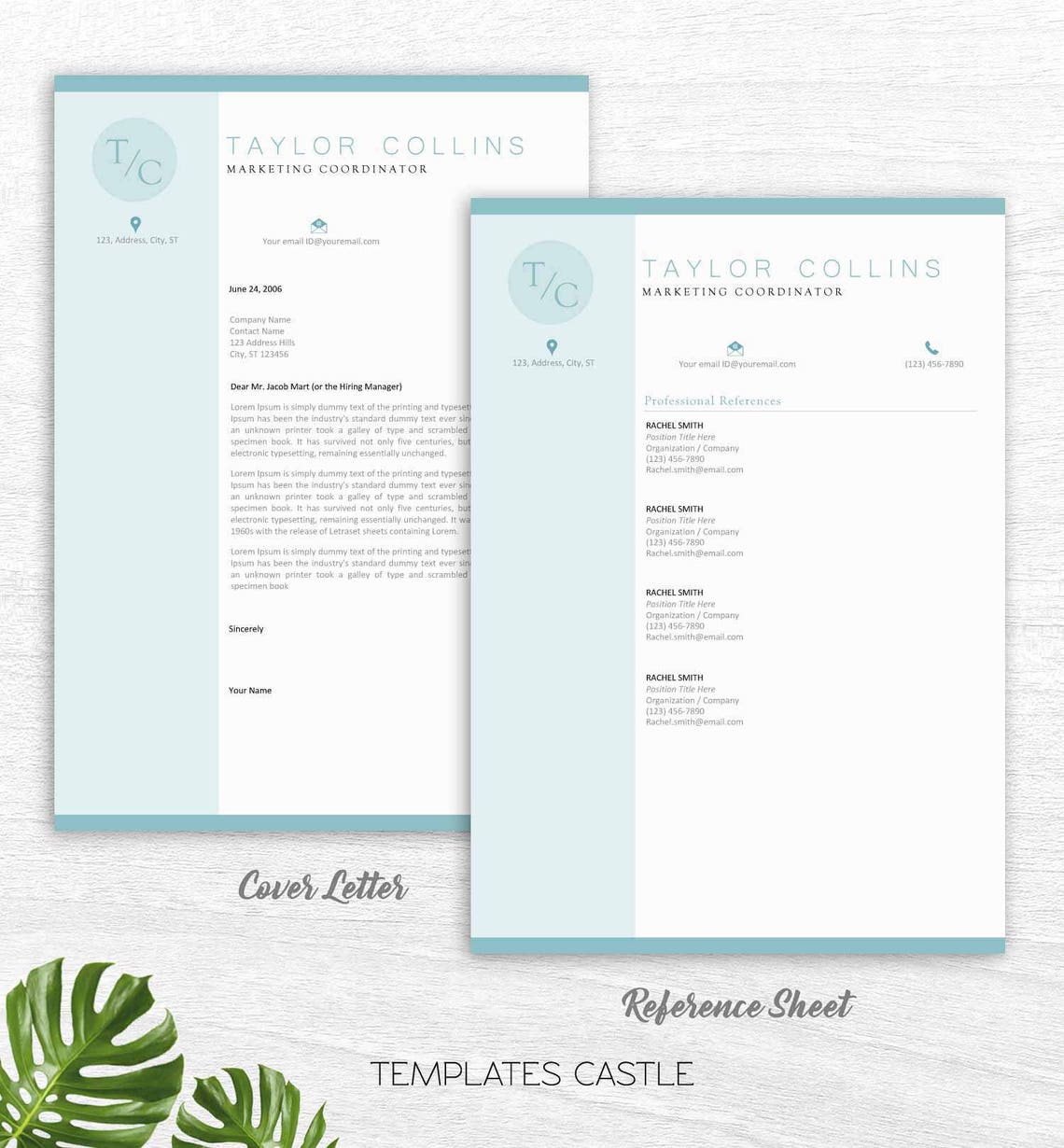 Educator Resume Template for Word Principal Resume Teacher | Etsy
