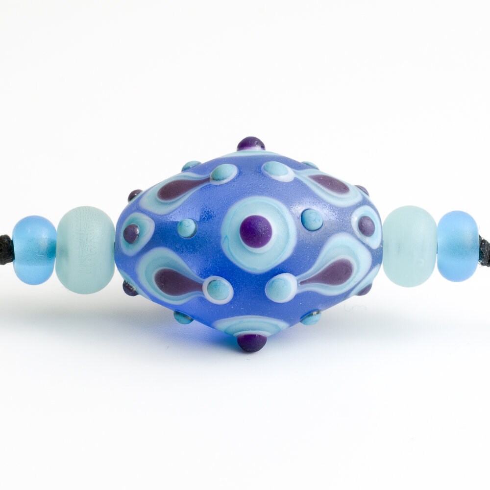 Handmade Lampwork Focal Bead Intricate Detailed & Patterned - Etsy